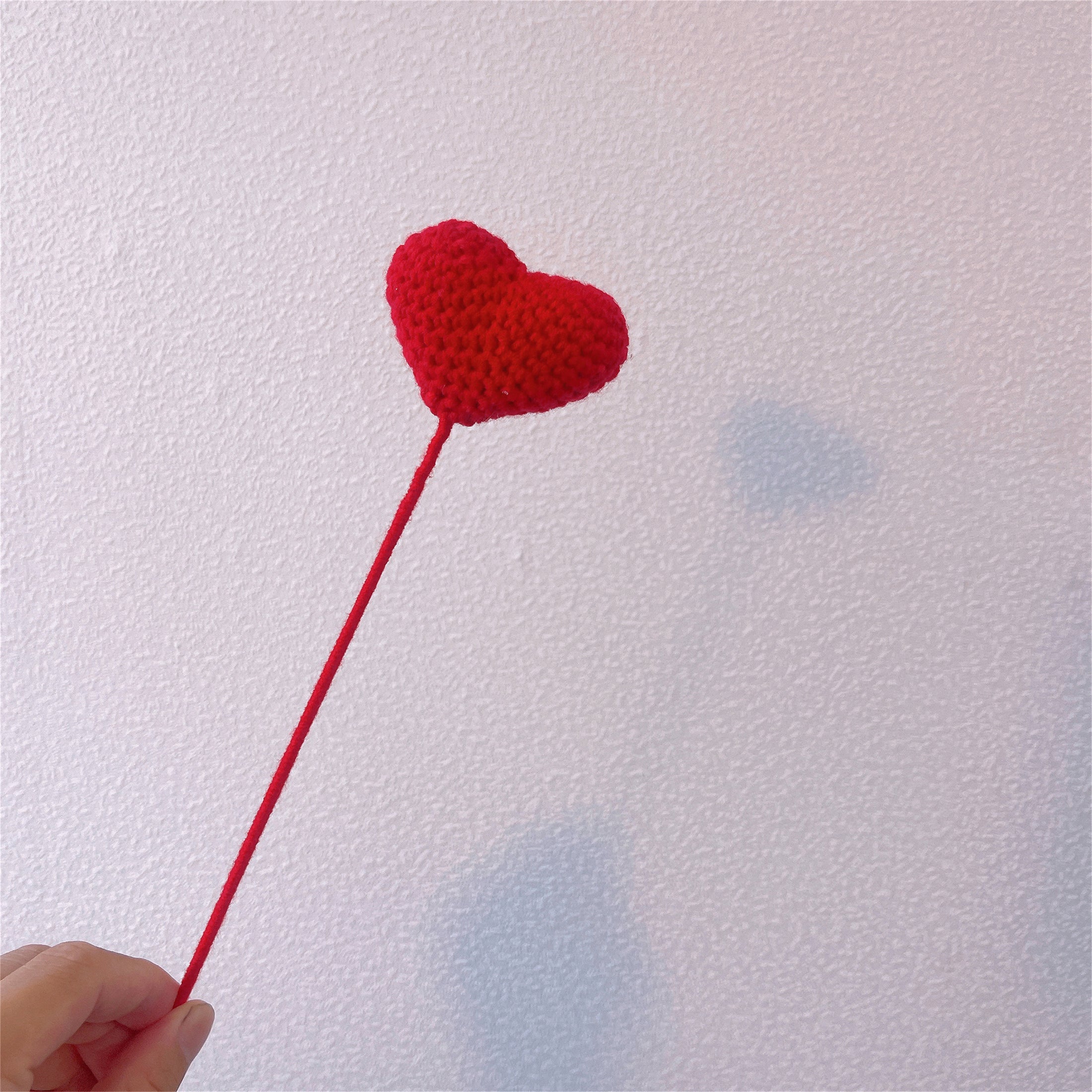 Heartfelt Love: Handcrafted Crochet Heart-Shaped Stake for a Meaningful ...